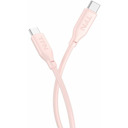 Кабель USB Type-C TFN TypeC-TypeC silicone 1.2m rose TFN-C-SIL-CC1M-RO