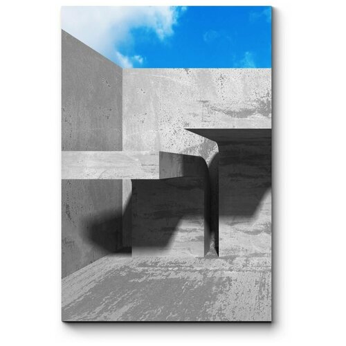 Модульная картина Бетонные лестницы 80x120
