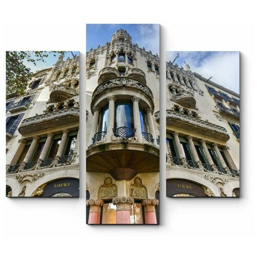 Модульная картина Неокласицизм в архитектуре Барселоны70x63
