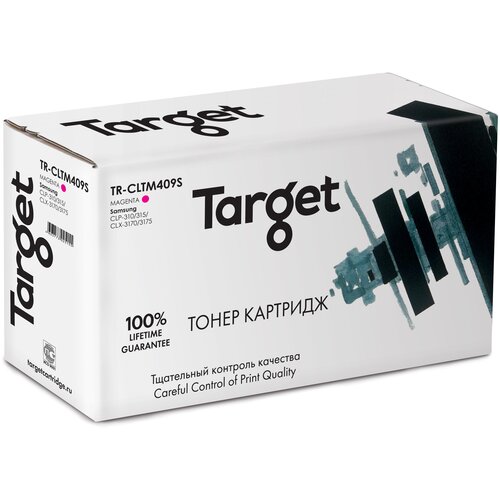Тонер-картридж Target CLTM409S, пурпурный, для лазерного принтера, совместимый