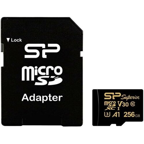 Карта памяти microSDXC 256Gb Silicon Power SP256GBSTXDV3V1GSP