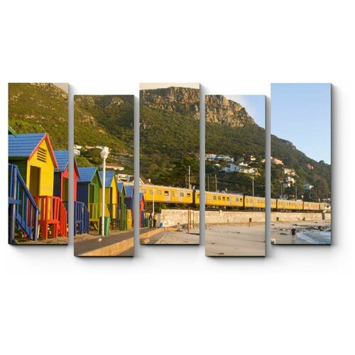 Модульная картина Яркие краски Кейптауна120x69