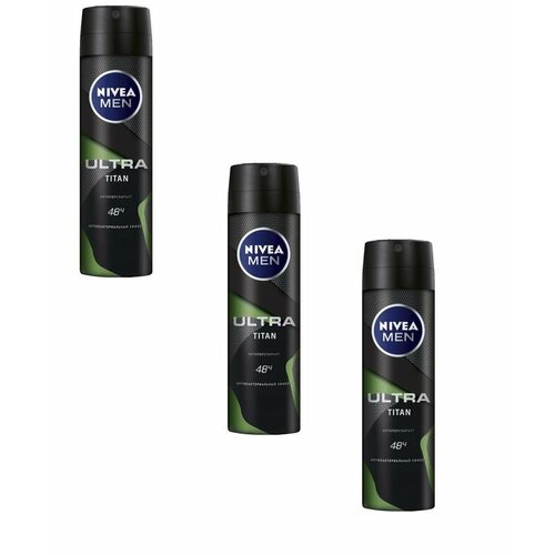 Nivea Део-Спрей мужской Ultra Titan 150мл, 3 уп