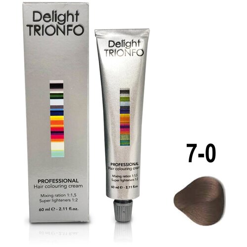 Constant Delight Стойкая крем-краска для волос Trionfo, 7-0 средний русый натуральный, 60 мл