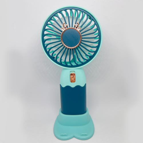 Портативный мини-вентилятор / Ручной вентилятор / Настольный вентилятор / Голубой