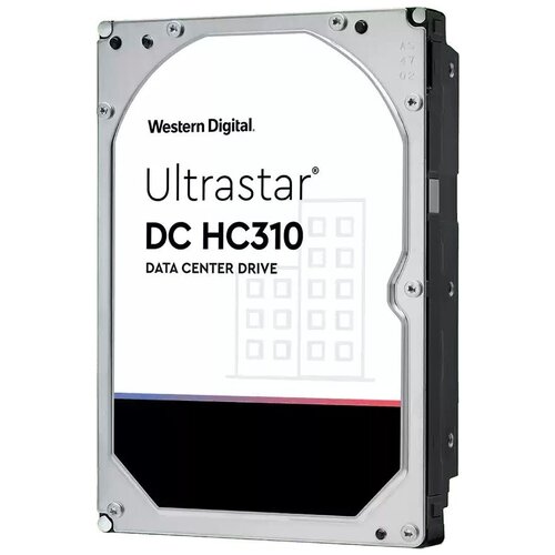 Жесткий диск WD SAS 3.0 4Tb 0B36048 HUS726T4TAL5204 Ultrastar DC HC310 (7200rpm) 256Mb 3.5"