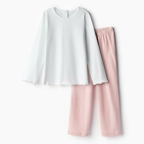 Пижама  Minaku, размер 34, розовый, зеленый