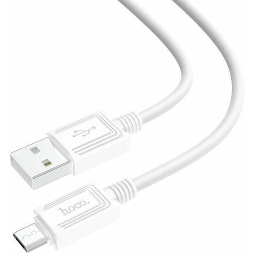 Кабель HOCO X73 (MicroUSB, 1м, 2.4А) Белый