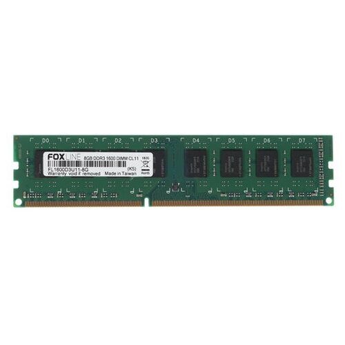 Оперативная память Foxline 8 ГБ DDR3 DIMM CL11 FL1600D3U11-8G