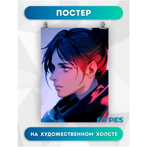 Постер на холсте Apex Legends Рэйф Wraith (730) 30х40 см