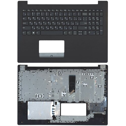 Клавиатура (keyboard) для ноутбука Lenovo IdeaPad 320-15, топкейс, черная