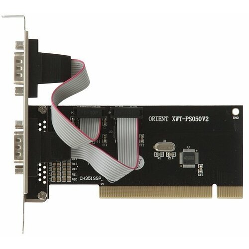 Контроллер ORIENT Контроллер COM (2 внешн. 9pin) ORIENT XWT-PS050V2 (PCI) (oem)