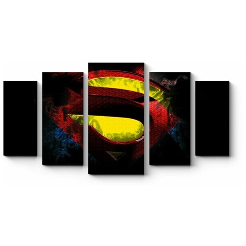 Модульная картина Логотип Супермена150x83