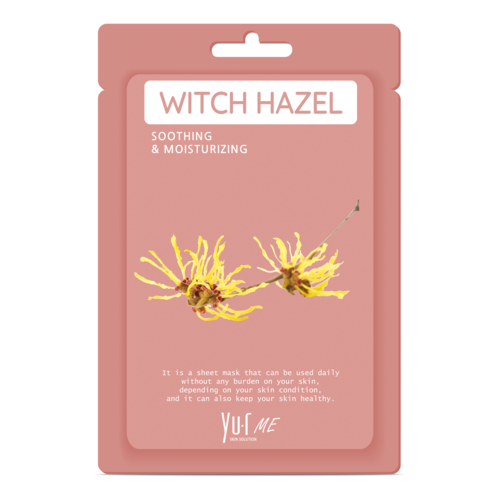 YU.R ME Маска тканевая с экстрактом гаммамелиса – Witch hazel sheet mask, 1шт