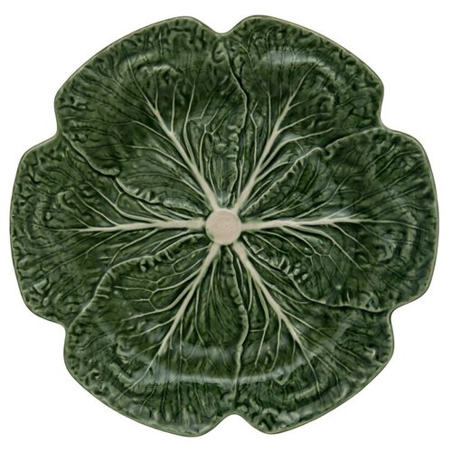 Блюдо "Капуста", диаметр 30,5 см, цвет зеленый, керамика, Bordallo Pinheiro, Португалия, BOR65000438