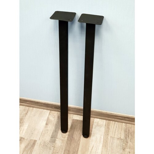 Ножки для стола 950 50х25 (2шт.) металлические регулируемые черные барные Лофт