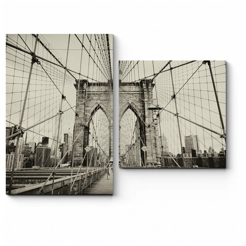 Модульная картина Все мосты ведут в Нью-Йорк 150x113