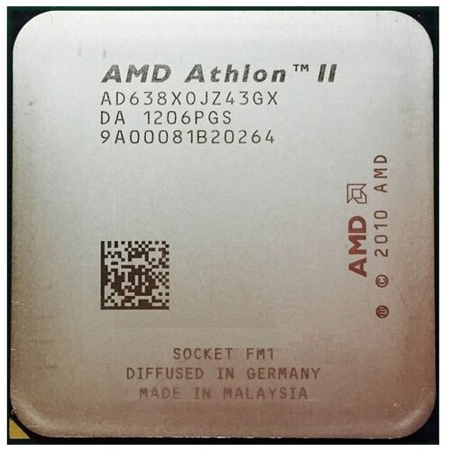 Процессор AMD Athlon II X4 638 Llano FM1,  4 x 2700 МГц, OEM