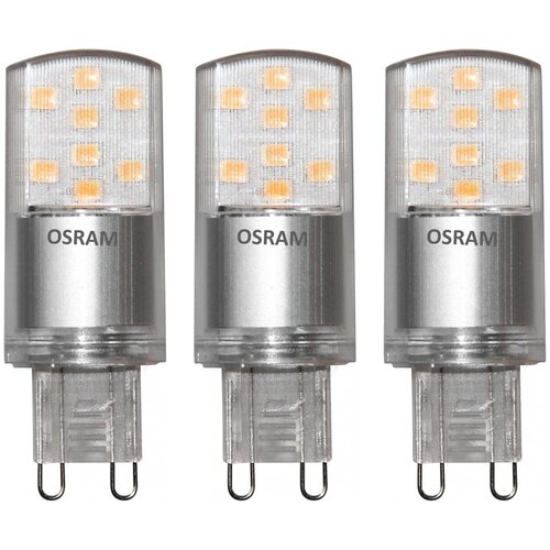 Светодиодная лампа Osram LED Star Classic 3.5W эквивалент 40W 4000K 400Лм G9 капсула (комплект из 3 шт.)
