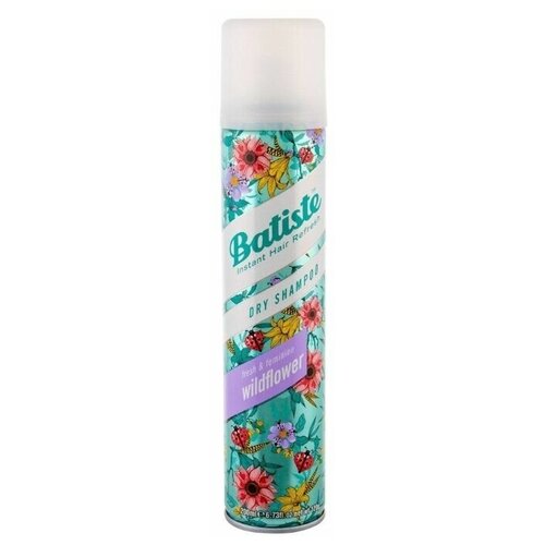 Batiste Dry Shampoo Wild Flower - Шампунь сухой с ароматом диких цветов 200 мл