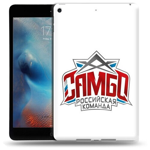 Чехол задняя-панель-накладка-бампер MyPads Самбо для iPad mini 1/iPad mini 2/iPad mini 3-A1432/A1454/A1455/A1489/A1490/A1491/A1599/A1601 противоударный