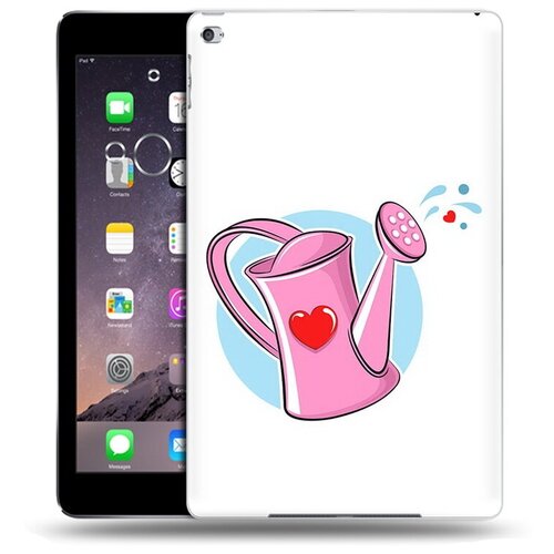 Чехол задняя-панель-накладка-бампер MyPads Лейка любви 14 февраля для Apple iPad Air 2 (A1566/A1567) противоударный