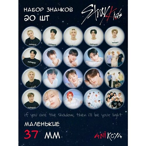 Значки на рюкзак Стрей Кидс Stray Kids мерч