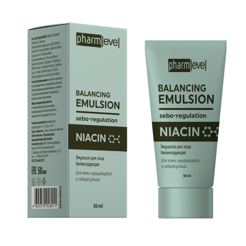 Pharmlevel NIACIN Эмульсия для лица балансирующая 50 мл 1 шт