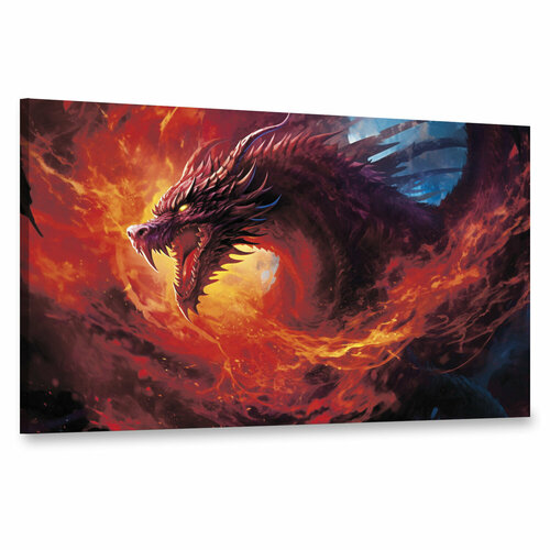 Интерьерная картина 100х60 "Власть дракона"