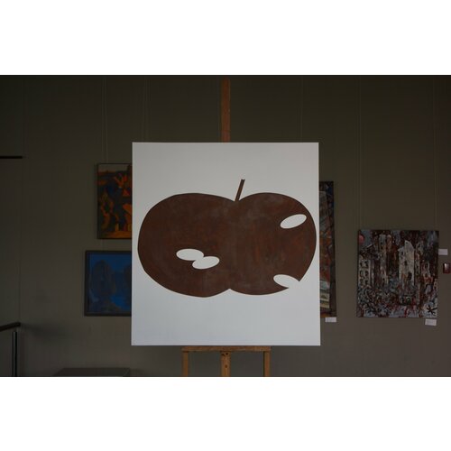 Картина «Яблоко»‎, 120x130 см, холст, масло