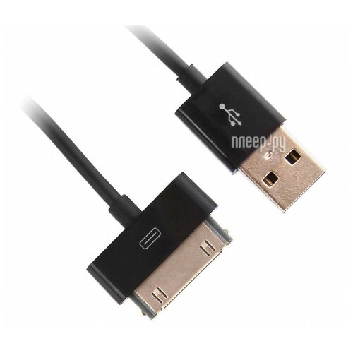 USB кабель для iPhone 4/4S 30 pin шнур 1 м черный