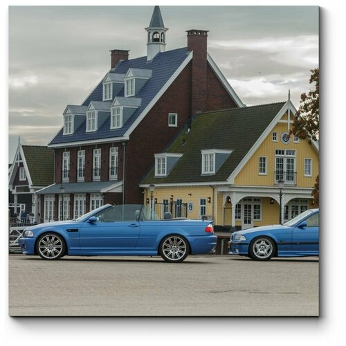 Модульная картина BMW на фене дома30x30