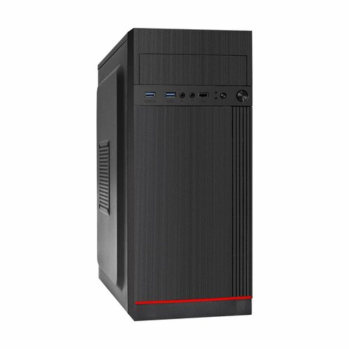 Корпус Miditower ExeGate AA-442U2-AA350 (ATX, AA350 8 см, 1*USB+2*USB3.0, аудио, черный) EX290178RUS