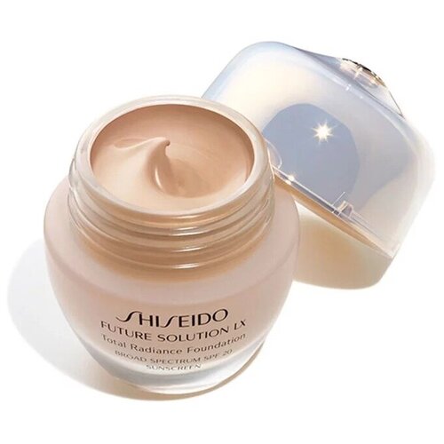 Shiseido Тональное средство Future Solution LX Total Radiance Foundation, SPF 20, 30 мл, оттенок: R4