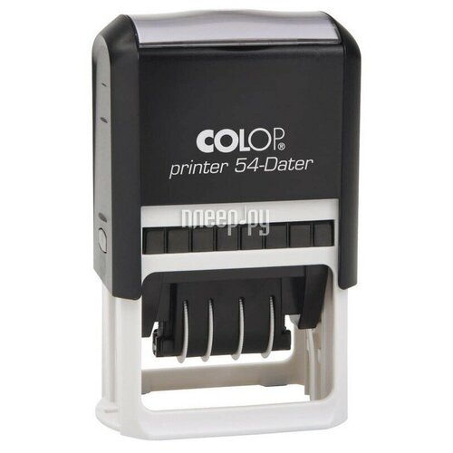 Датер Colоp Printer 54-Dater РУС со свободным полем под клише 50х40 мм. Высота шрифта даты: 4 мм.