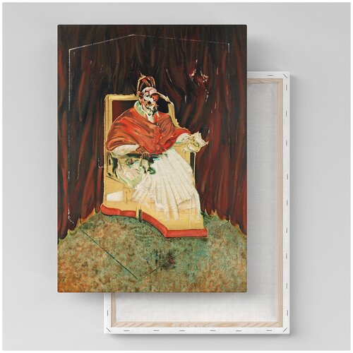 Картина на холсте с подрамником / Bacon Francis / Бэкон Фрэнсис - Эскиз портрета Папы Иннокентия