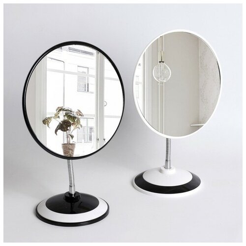 Queen fair Зеркало на гибкой ножке, d зеркальной поверхности 16,5 см, цвет микс