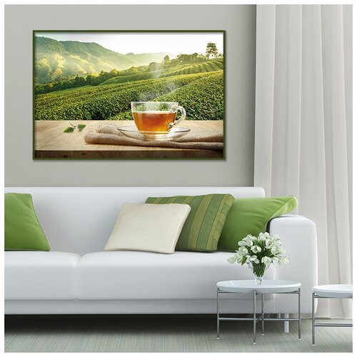 Постер Чайные плантации Тип 3 40х30 см в тубусе ПолиЦентр