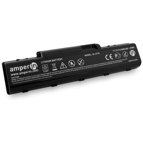 Аккумуляторная батарея Amperin для ноутбука Acer Aspire 2930, 4710 11.1V 4400mAh (49Wh) AI-4710