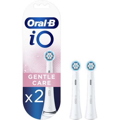 Набор насадок Oral-B iO Gentle Care для  ирригатора и электрической щетки, белый, 111 мл, 2 шт.