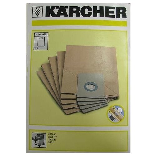 Бумажные пылесборники Karcher 6.904-072 для пылесосов серии TE