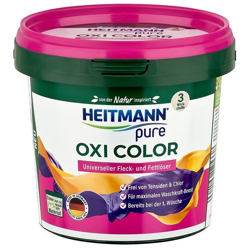 Пятновыводитель Heitmann Oxi, 1.37 л, 500 г