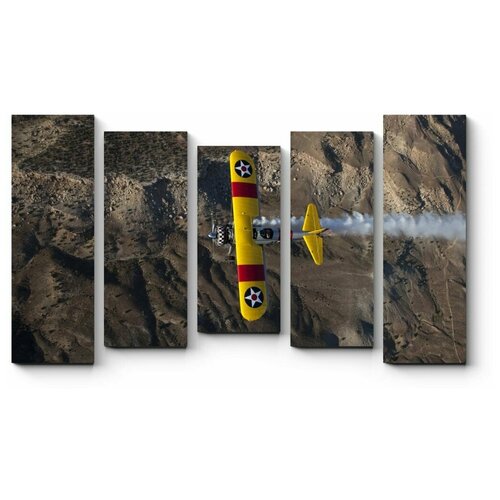 Модульная картина Пролетая над пустыней 100x60