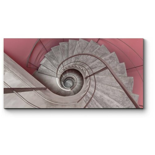 Модульная картина Спиральная лестница 40x20