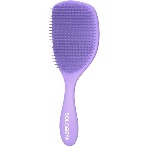 Расческа для сухих и влажных волос с ароматом лаванды Solomeya Wet Detangler Brush Cushion Lavender /117 мл/гр.