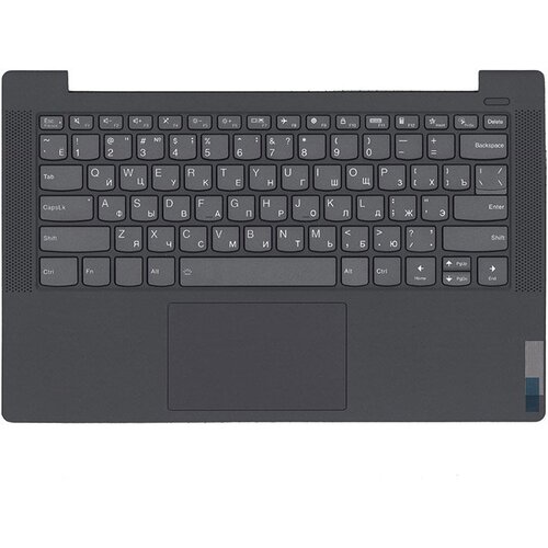 Клавиатура (топ-панель) для ноутбука Lenovo IdeaPad 5-14ALC05 черная с черным топкейсом