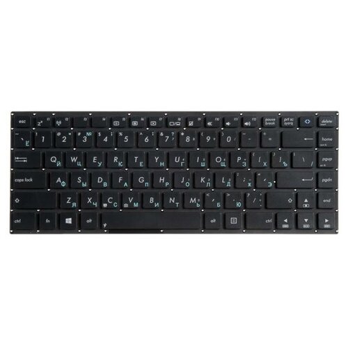 Клавиатура ZeepDeep для ноутбука Asus S400CA, S401U, S401A, S405CA, S405CB, S401CM, S451LA, S451LB, S451LM черная без рамки