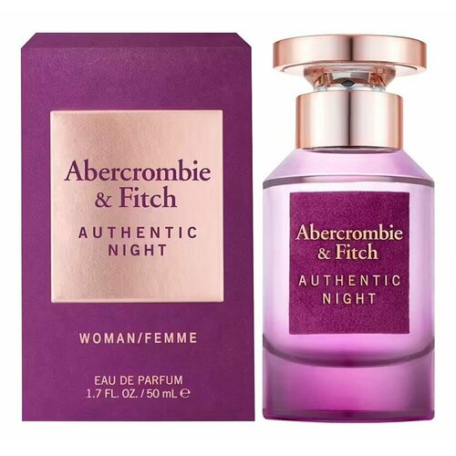 Парфюмерная вода Abercrombie & Fitch Authentic Night Femme, 50 мл.