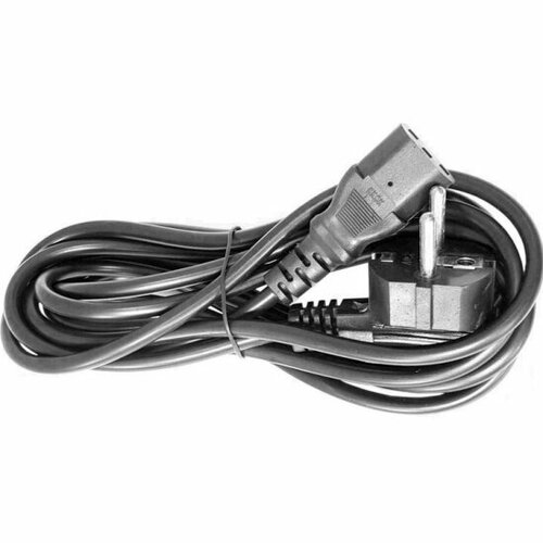 Кабель питания 5BITES PC207-10A IEC-320-C13 / CEE 7/7 SHCUKO / 220V / 3G*0.75MM / 1M