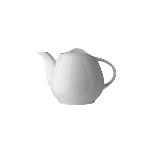 Чайник заварочный «Вейвел» с крышкой; фарфор;450мл; D=10, H=10, L=15см; белый, Lubiana, QGY - 2020